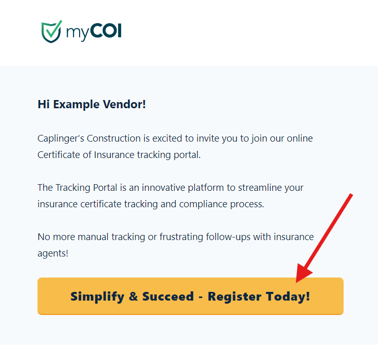 How Do I Register? – myCOI Support