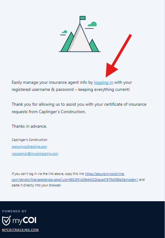 How Do I Log-In Using the Magic Link? – myCOI Support
