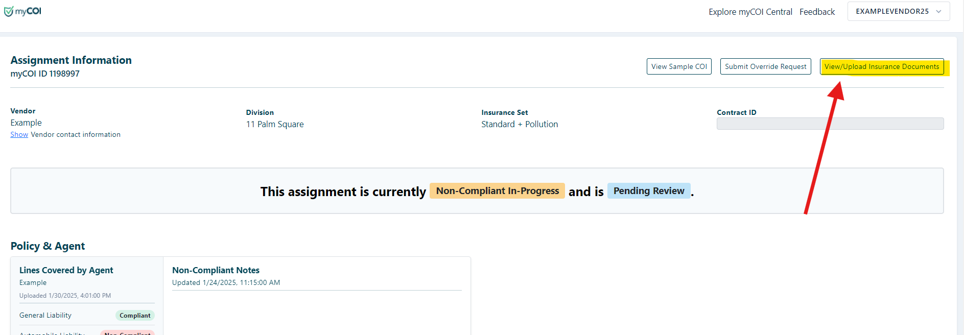 How to Upload a COI- Third Party User Instructions – myCOI Support