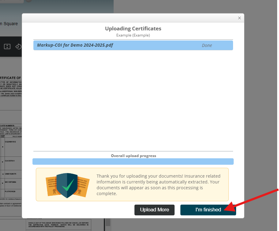 How to Upload a COI- Third Party User Instructions – myCOI Support