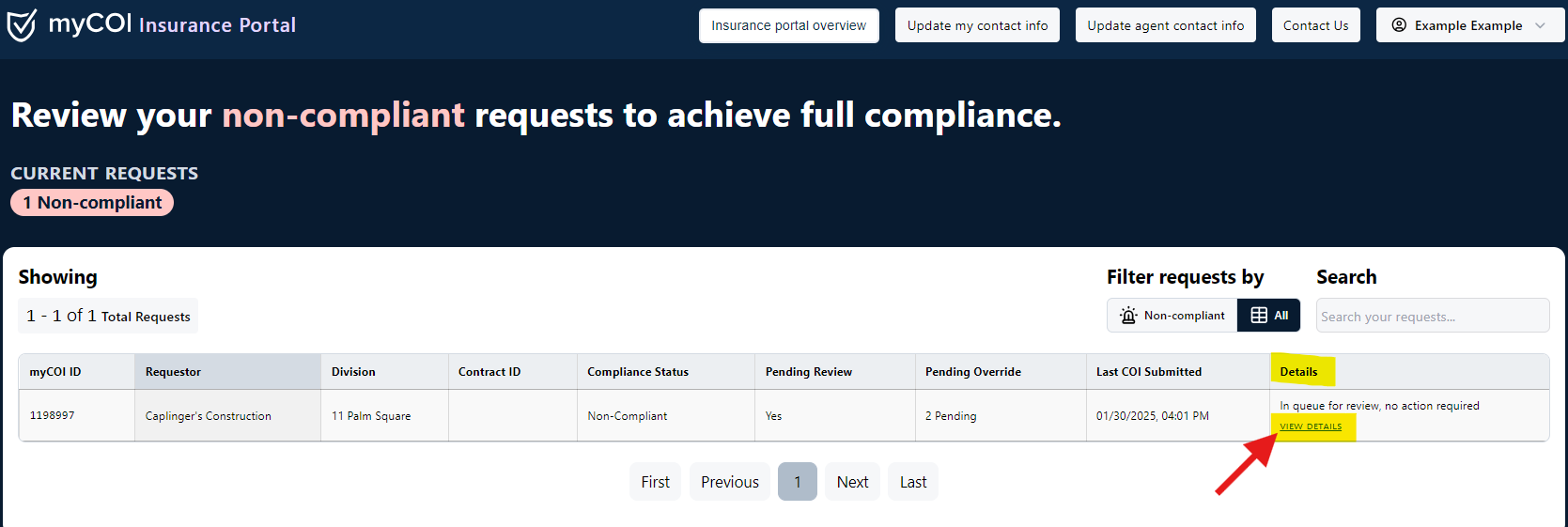 How to Request an Override- Third Party Instructions – myCOI Support